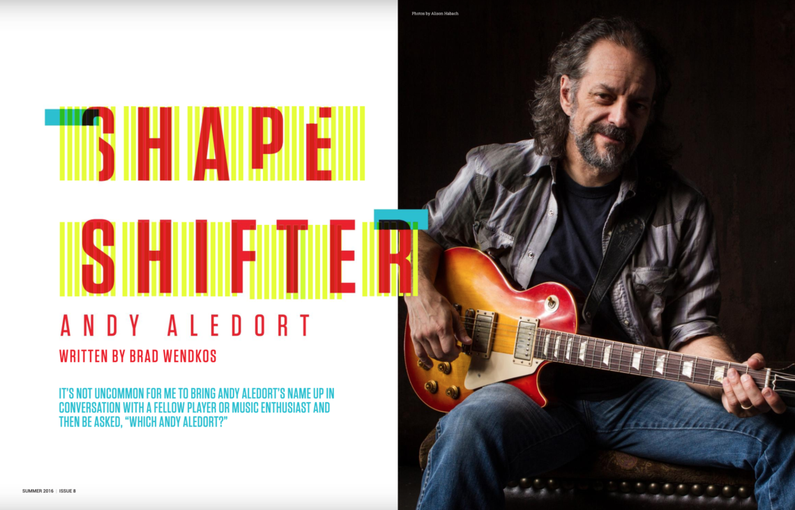 SHAPER SHIFTER: RIFF JOURNAL PROFILE - Andy Aledort
